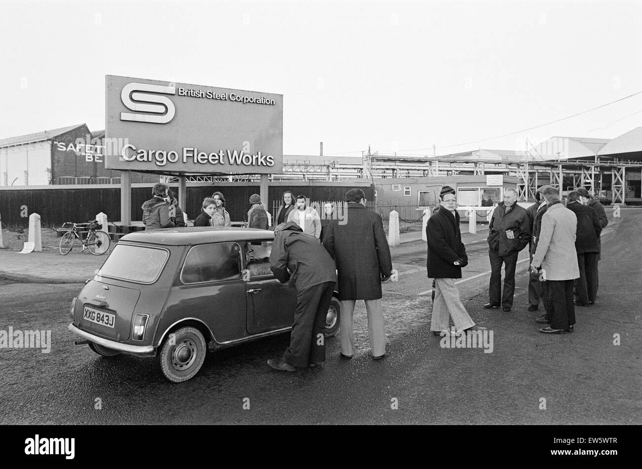 1980 Steel Strike, Cargo Steel Works, British Steel Corporation ...