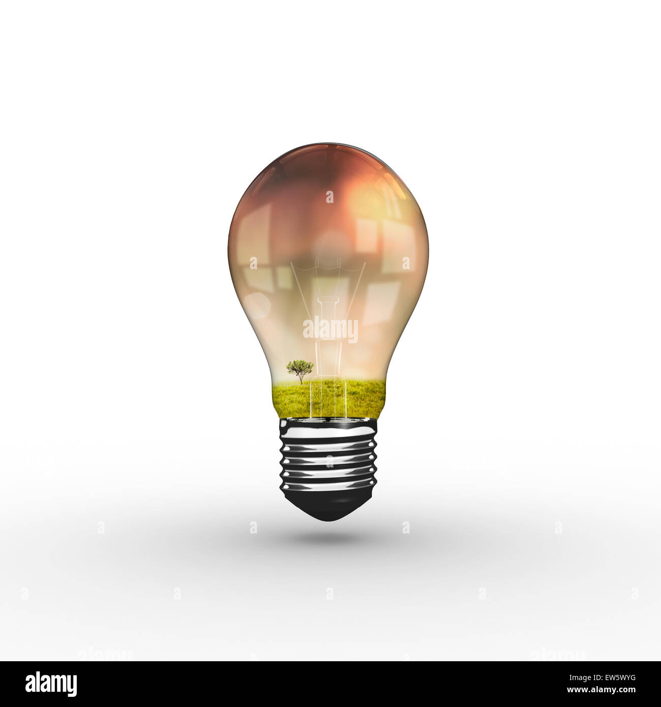 Composite image of empty light bulb Stock Photo - Alamy