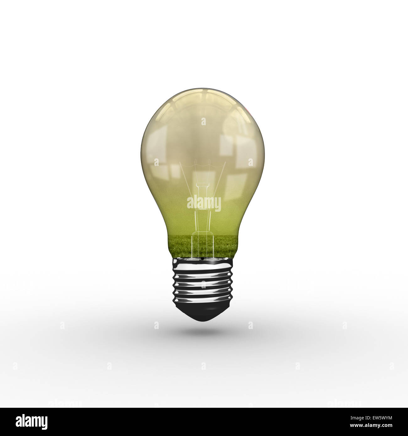 Composite image of empty light bulb Stock Photo - Alamy