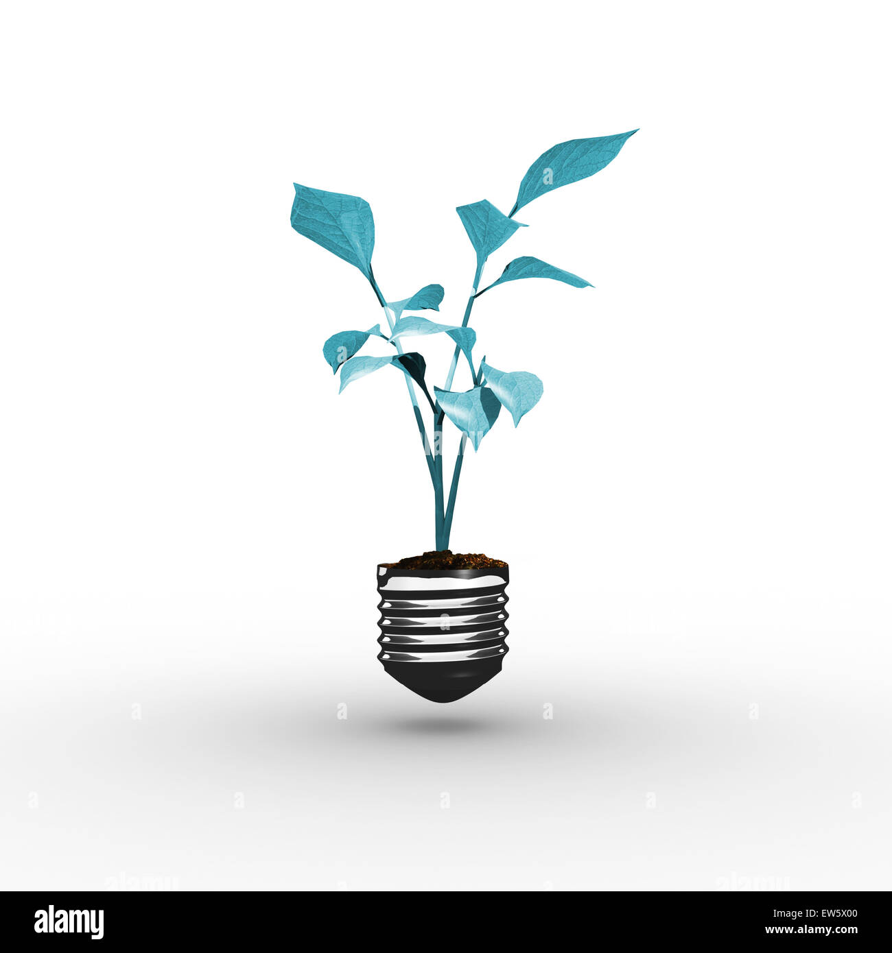 Composite image of empty light bulb Stock Photo - Alamy