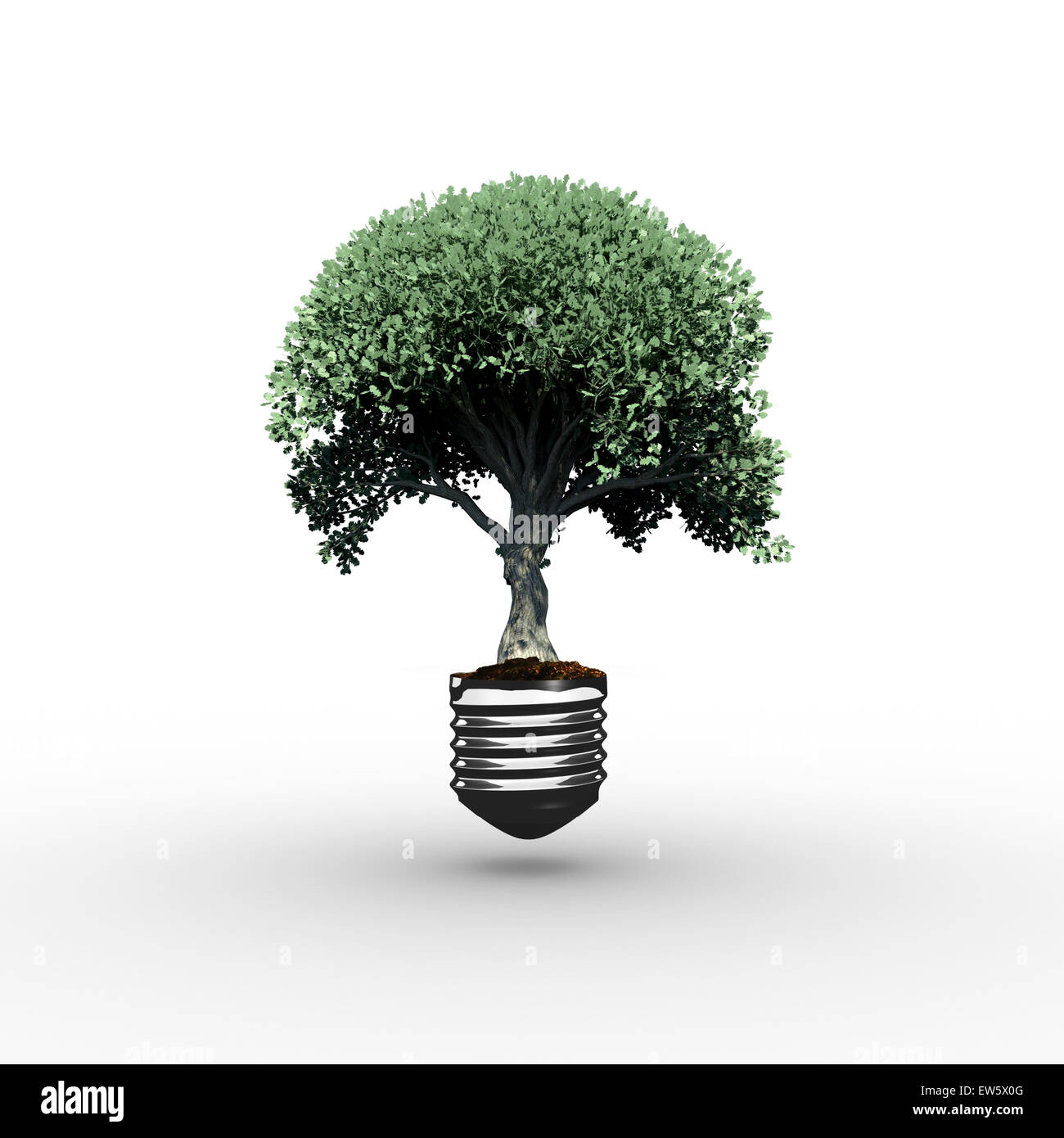 Composite image of empty light bulb Stock Photo - Alamy