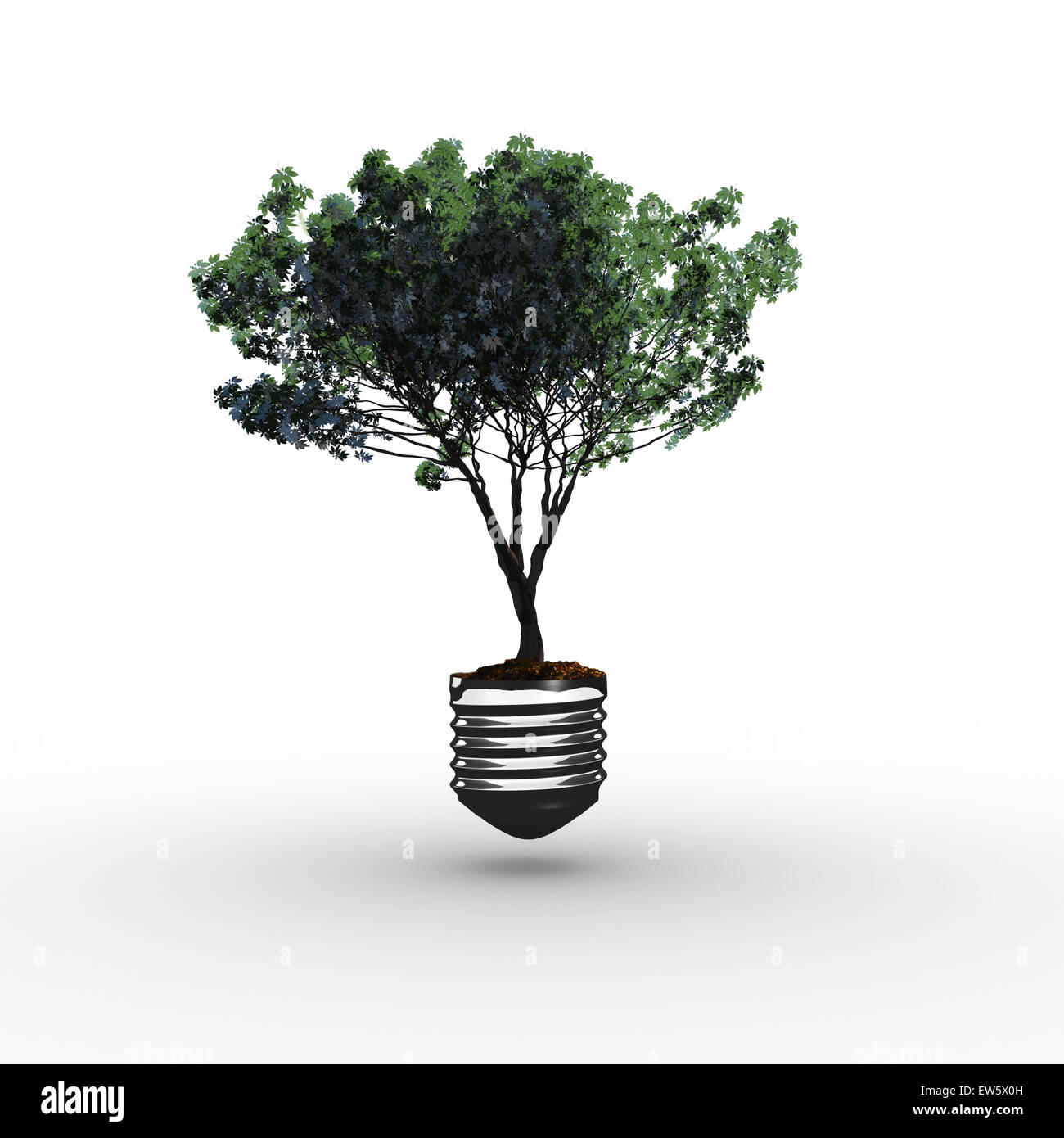 Composite image of empty light bulb Stock Photo - Alamy