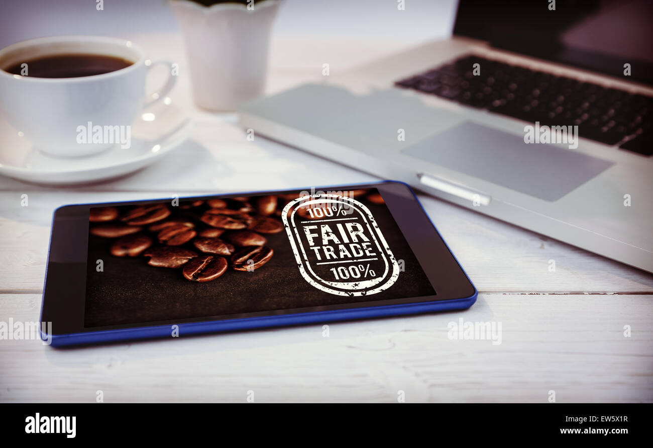 Composite image of fair trade Stock Photo - Alamy
