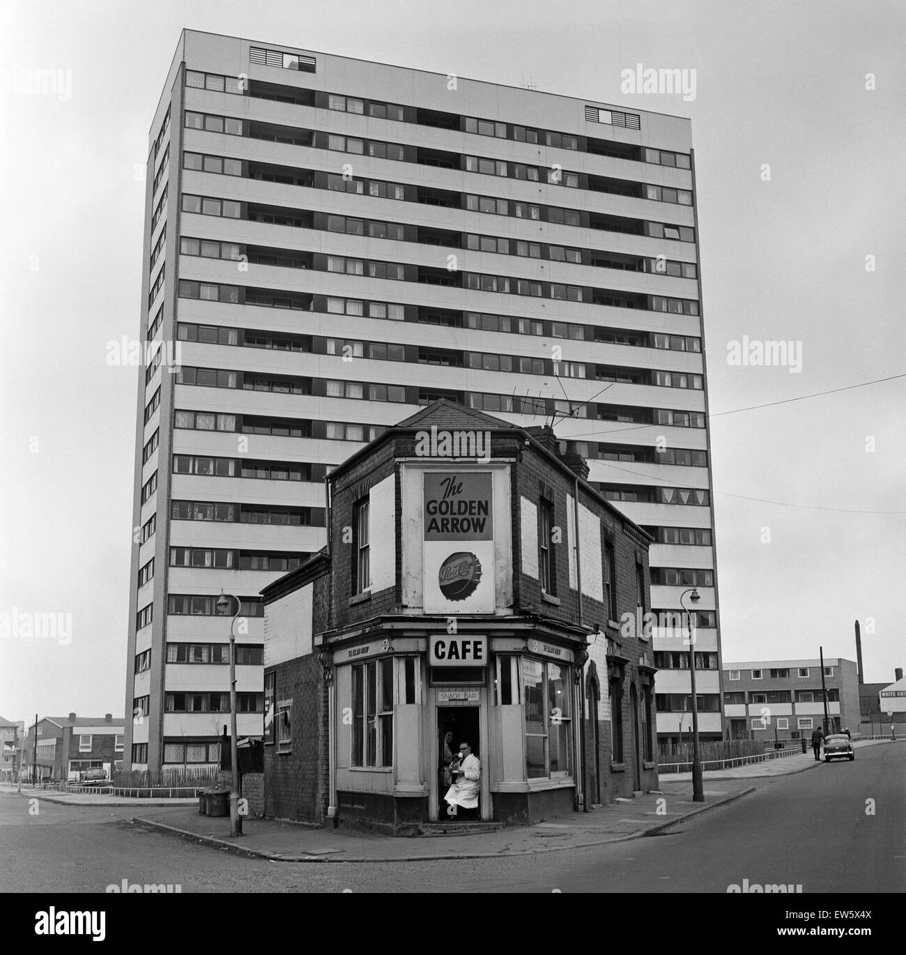 This old corner cafe in Aston, Birmingham, West Midlands, is still open ...