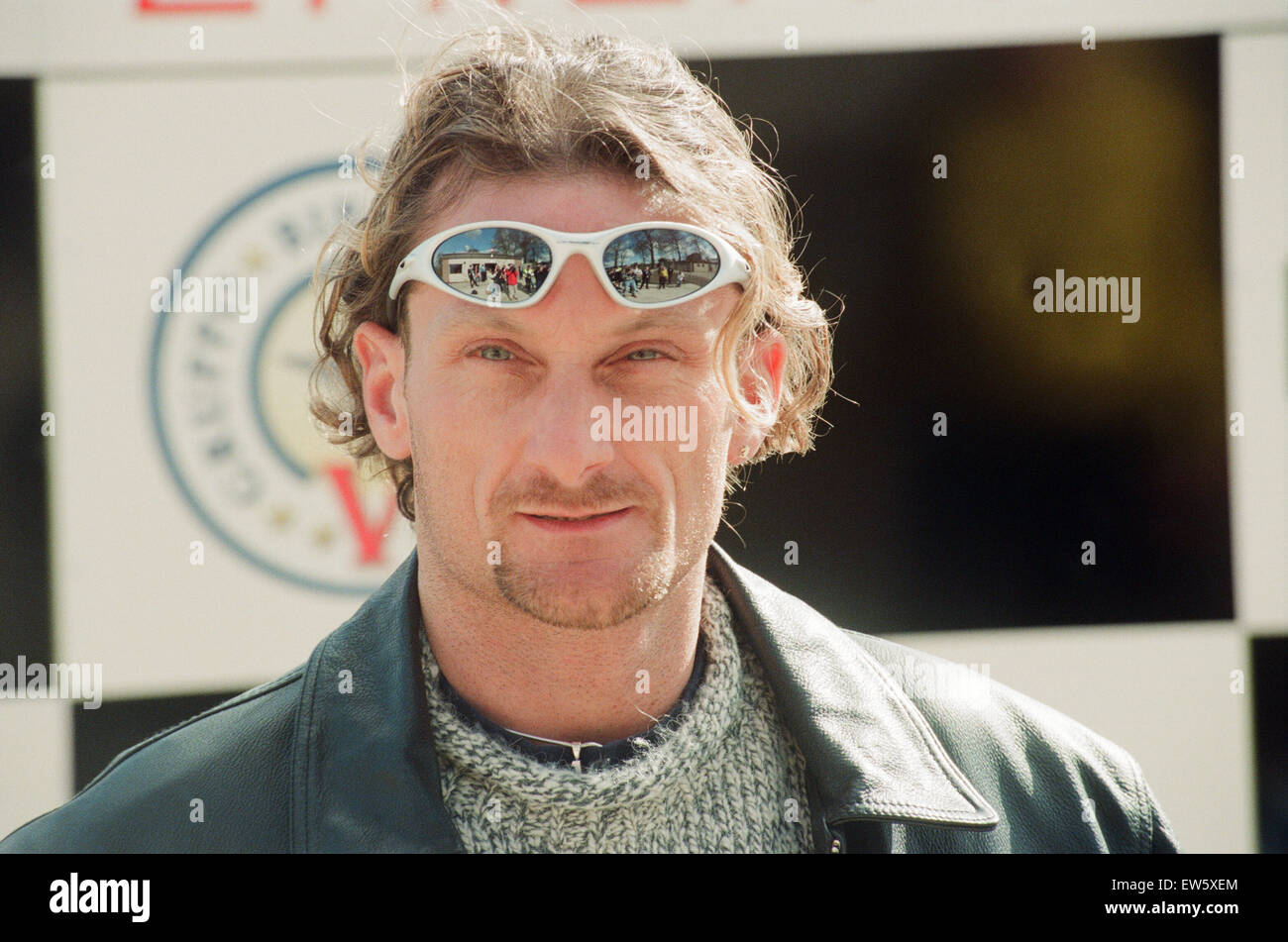 Carl Fogarty, 3 Times World Superbike Champion, pictured at the Ducati ...
