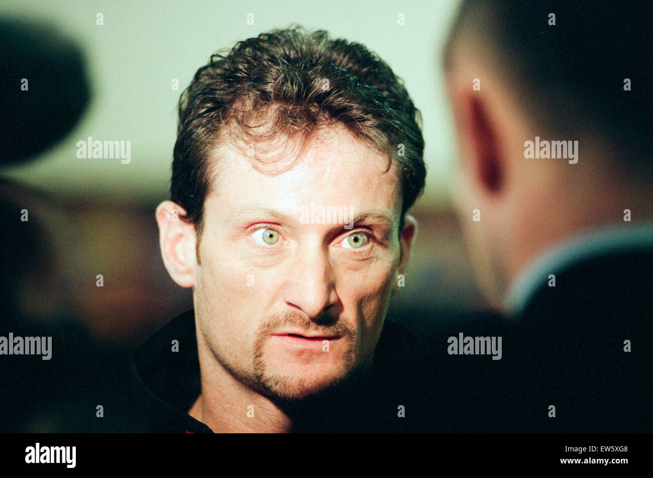 Carl Fogarty at Donington Park, news press conference ahead of British ...