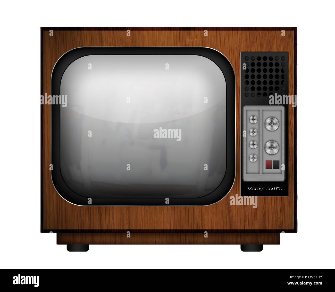 Retro tv Cut Out Stock Images & Pictures - Alamy