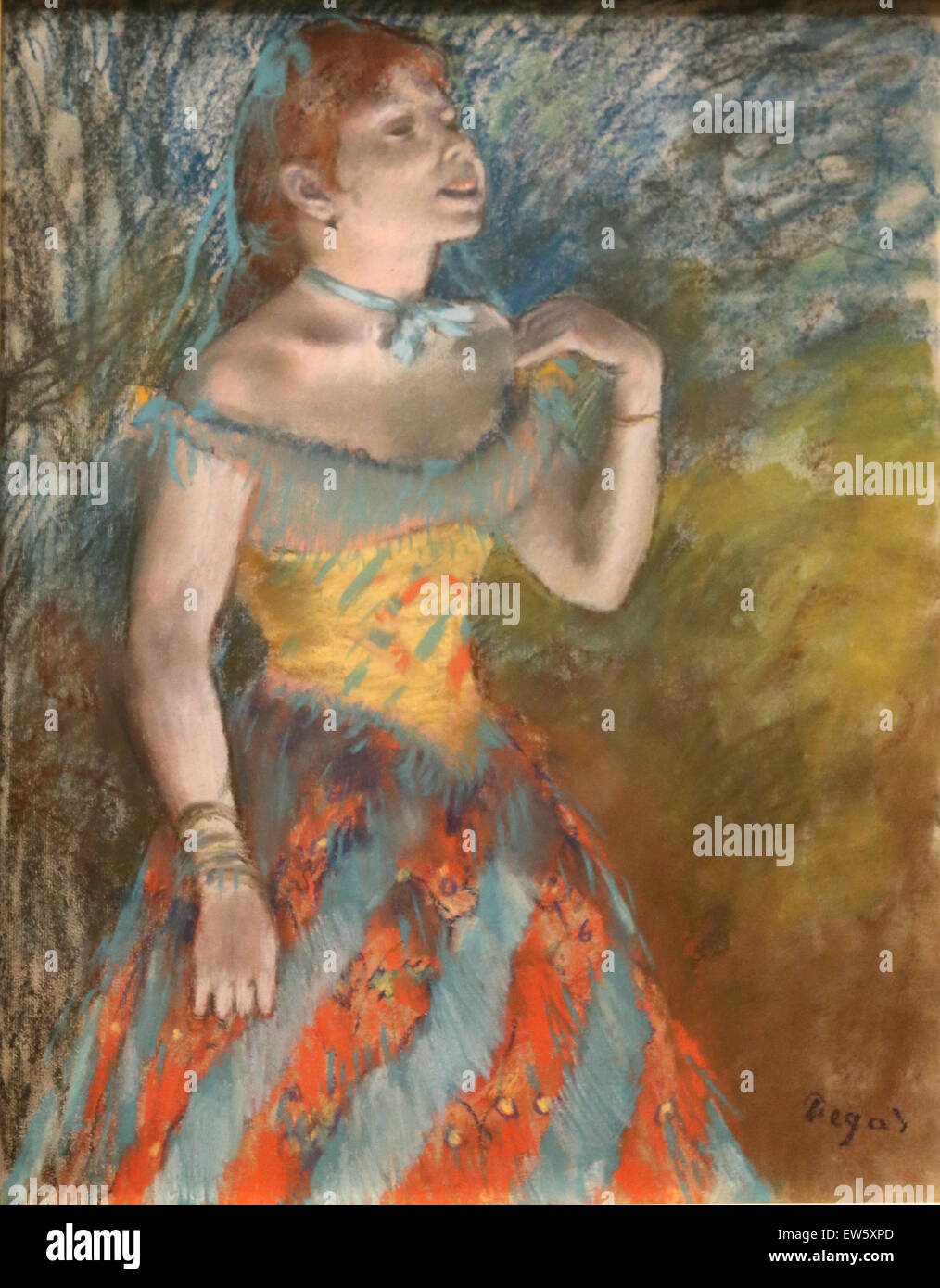 Green lady painting hi-res stock photography and images - Alamy