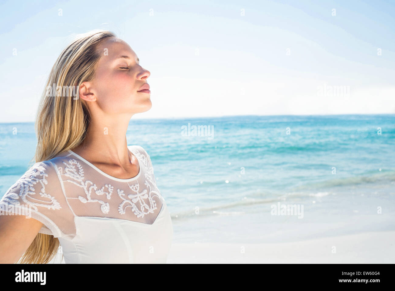 happy woman smiling Stock Photo - Alamy