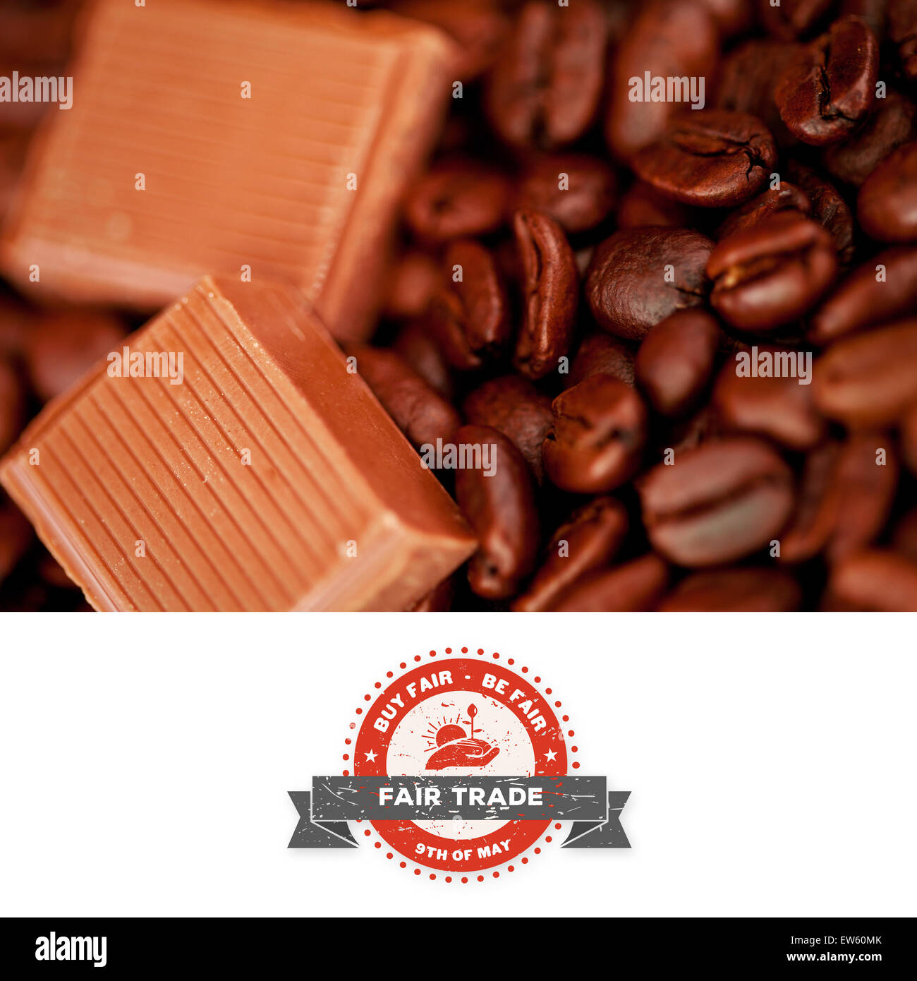 Composite image of fair trade graphic Stock Photo - Alamy