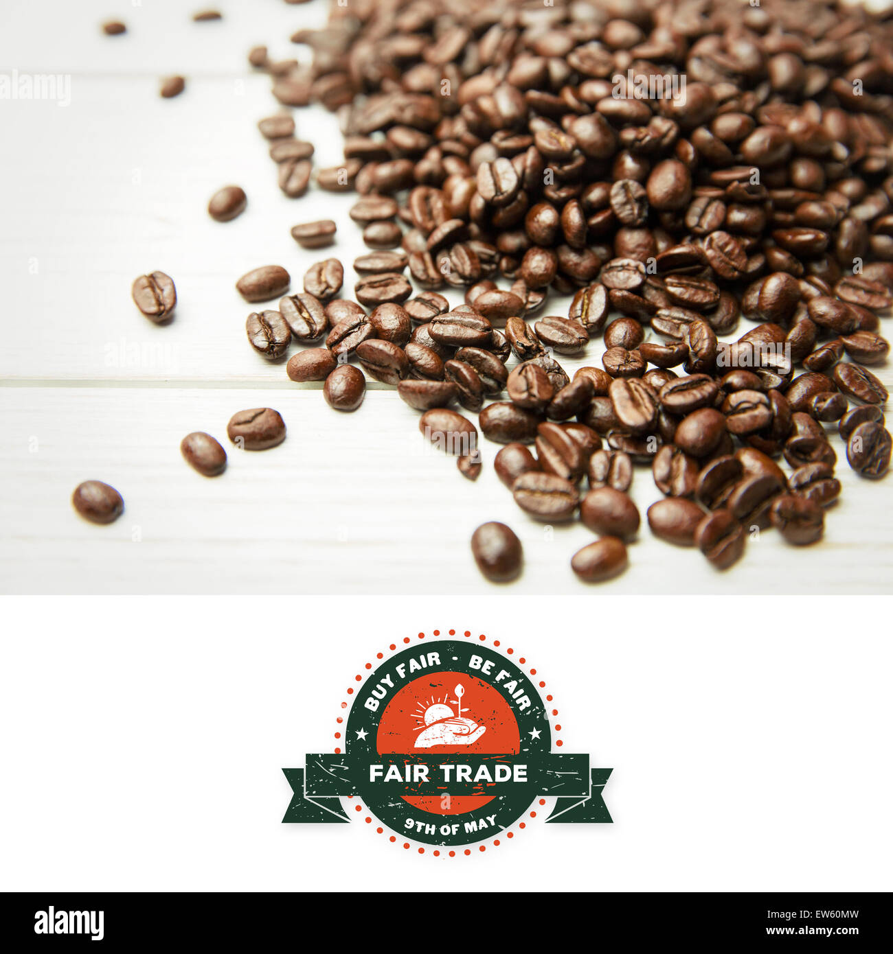 Composite image of fair trade graphic Stock Photo - Alamy