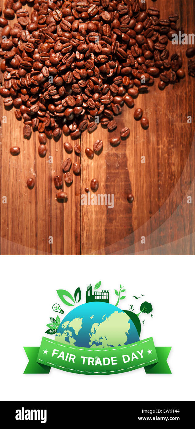 Composite image of fair trade graphic Stock Photo - Alamy