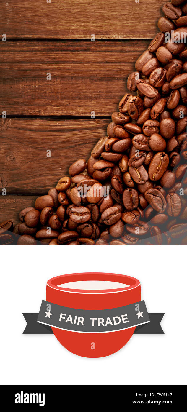 Composite image of fair trade graphic Stock Photo - Alamy
