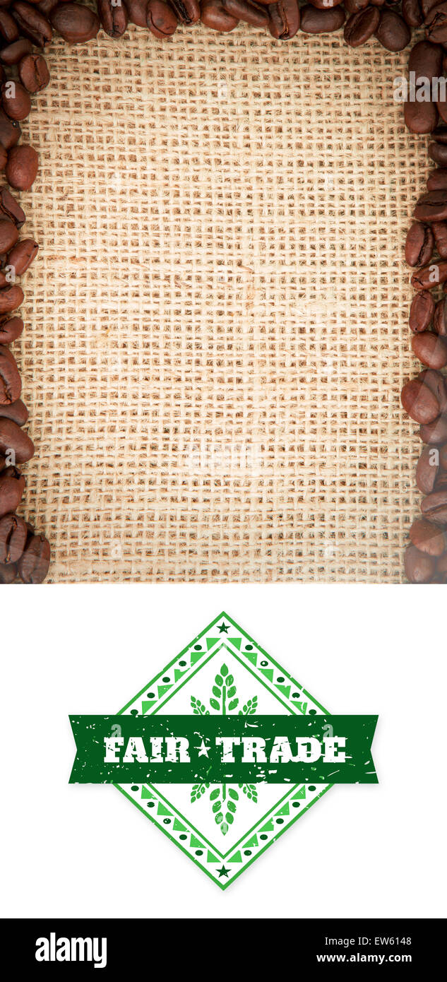 Composite image of fair trade graphic Stock Photo - Alamy