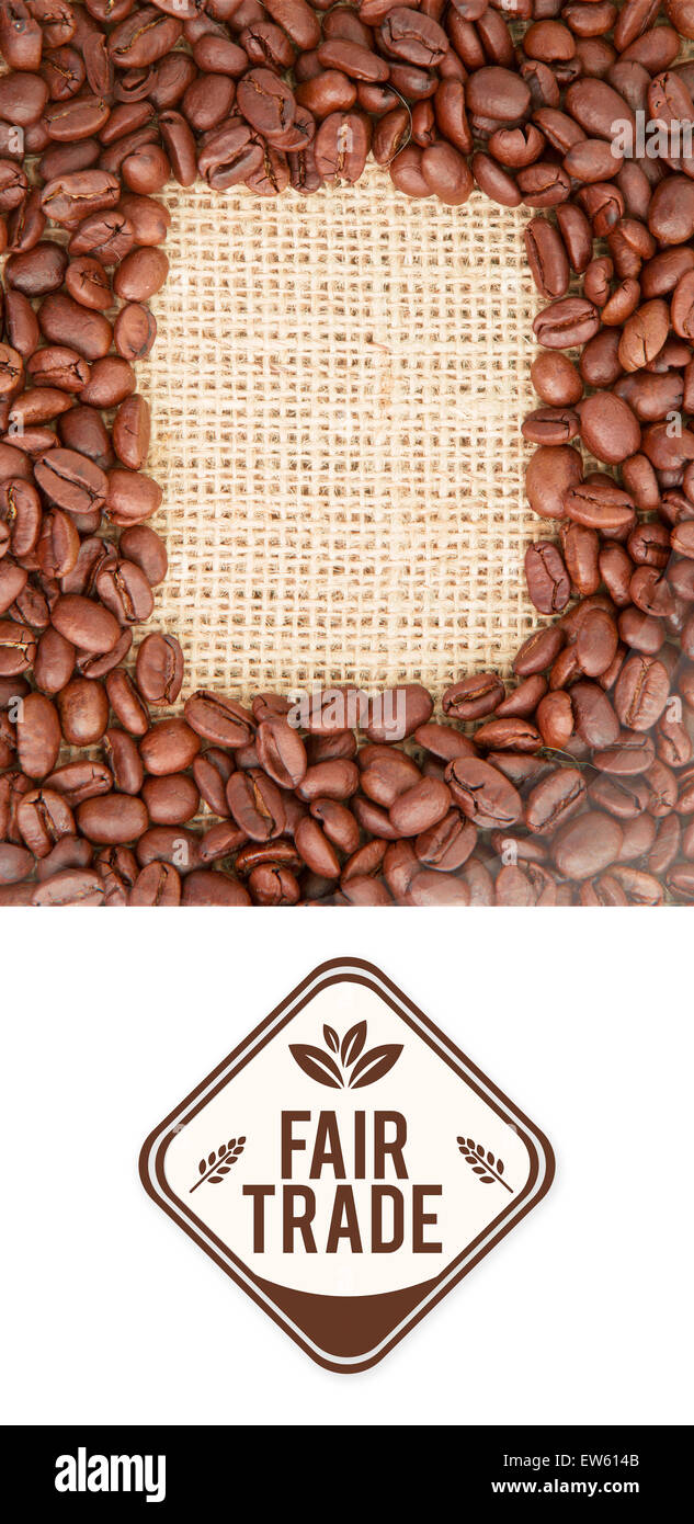 Composite image of fair trade graphic Stock Photo - Alamy