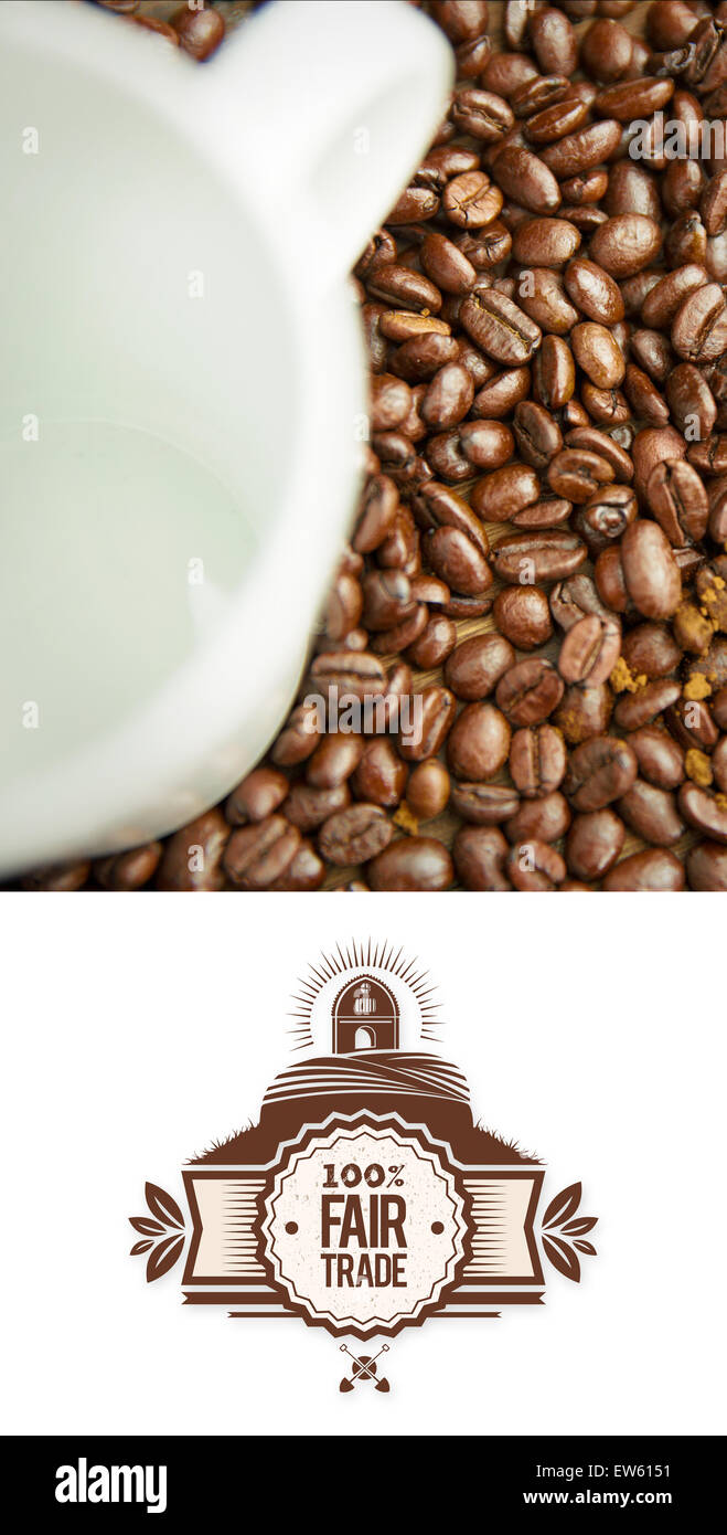 Composite image of fair trade graphic Stock Photo - Alamy