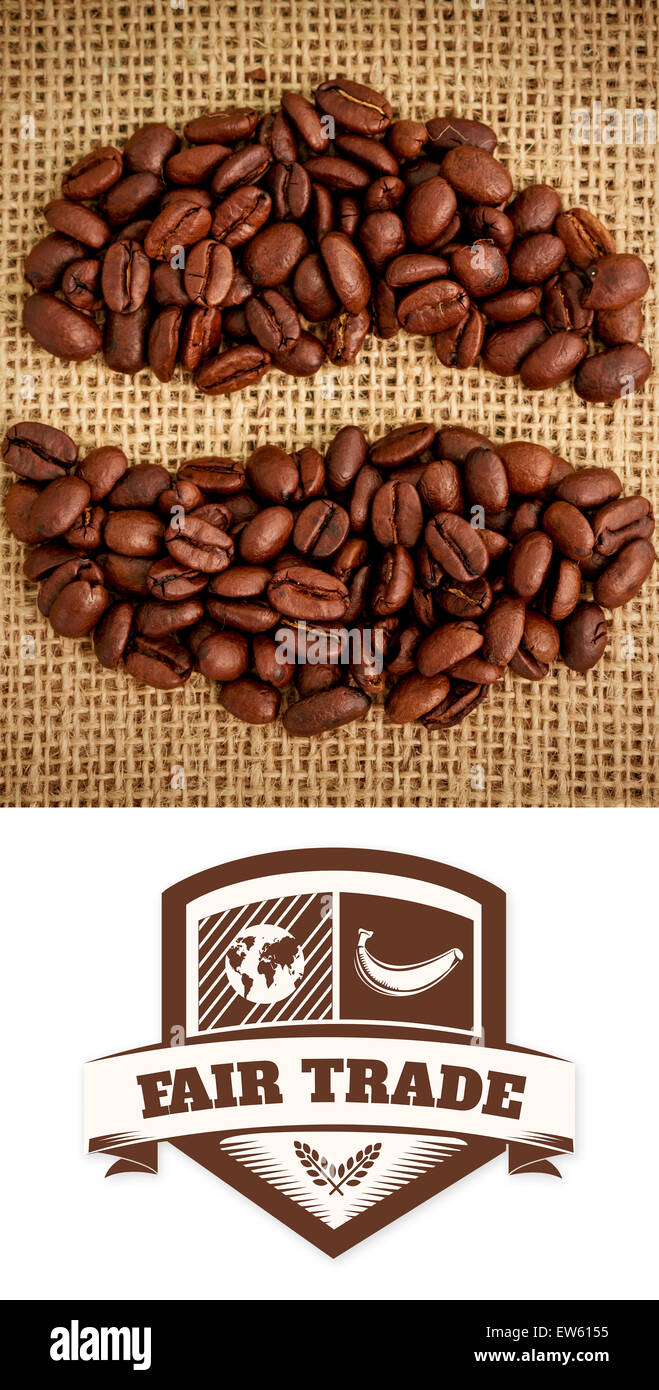 Composite image of fair trade graphic Stock Photo - Alamy