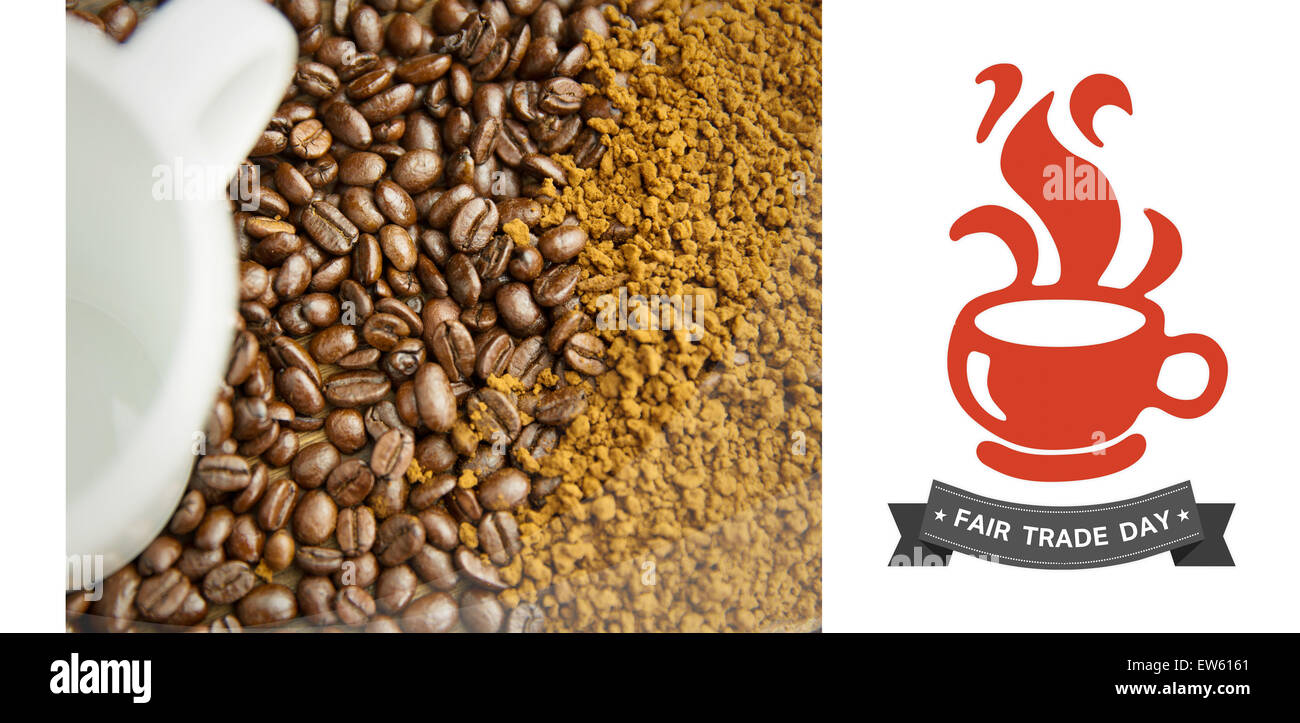 Composite image of fair trade graphic Stock Photo - Alamy