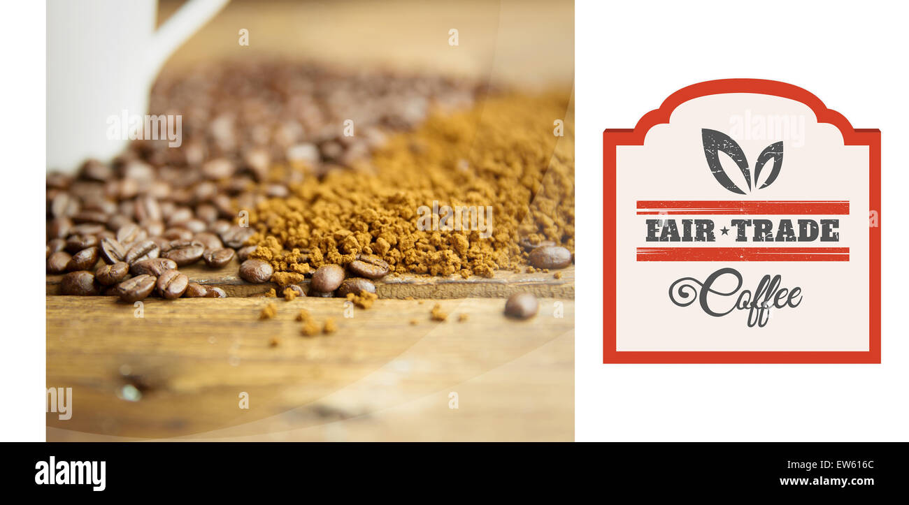 Composite image of fair trade graphic Stock Photo - Alamy