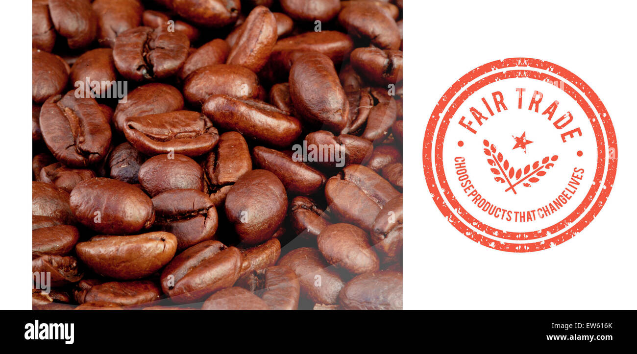 Composite image of fair trade graphic Stock Photo - Alamy