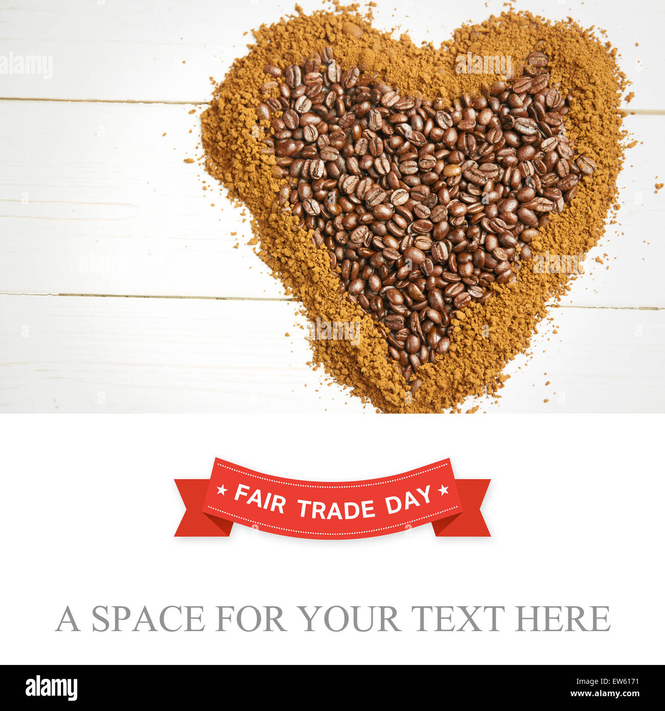 Composite image of fair trade graphic Stock Photo - Alamy