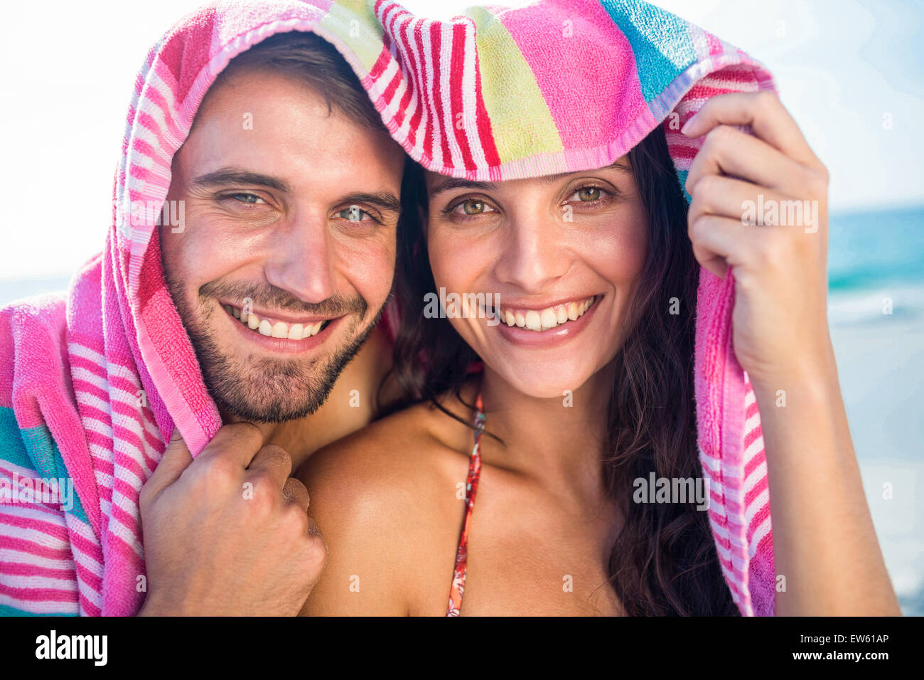 happy couple smiling Stock Photo - Alamy