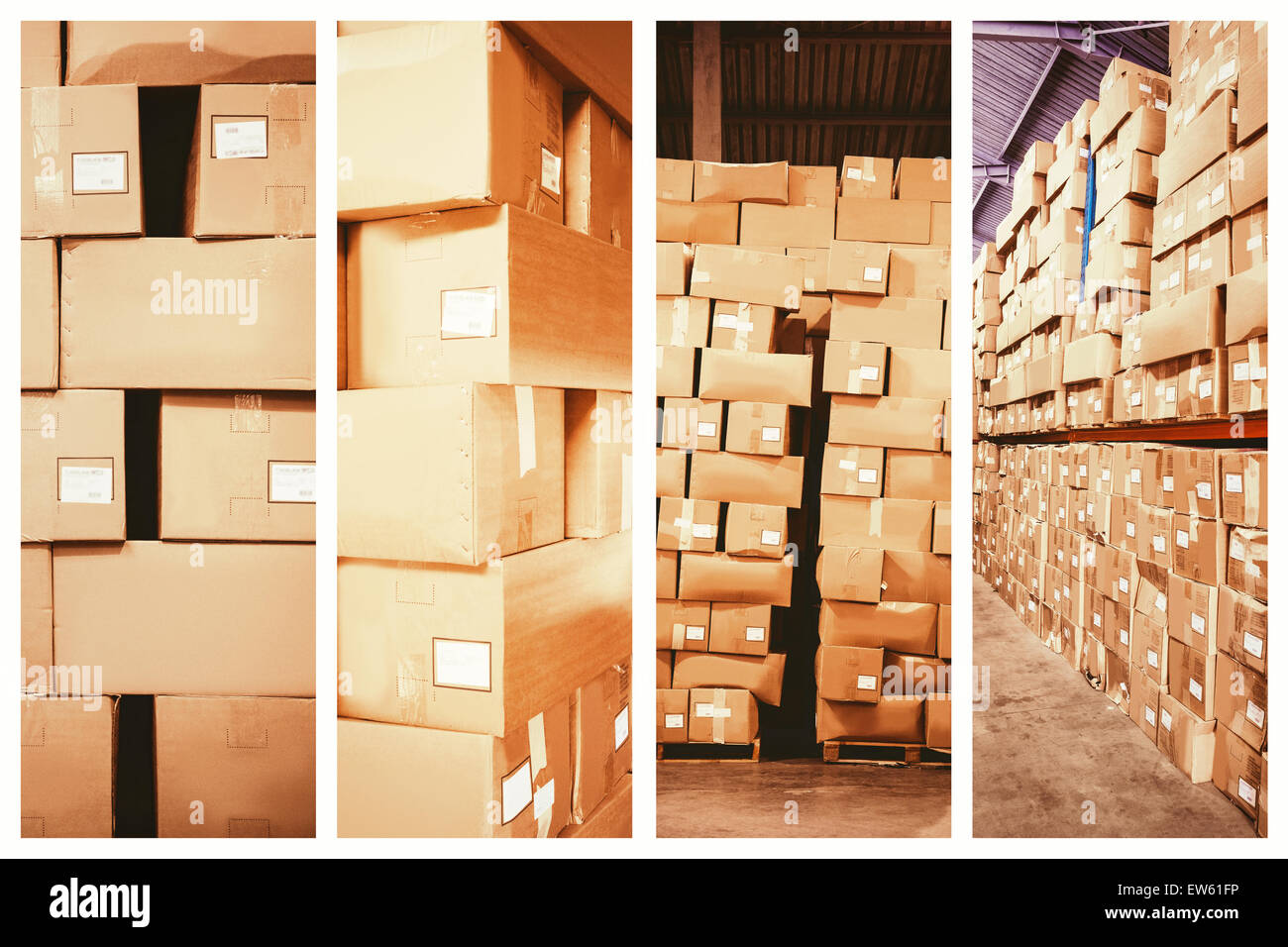 Cardboard rack hi-res stock photography and images - Alamy