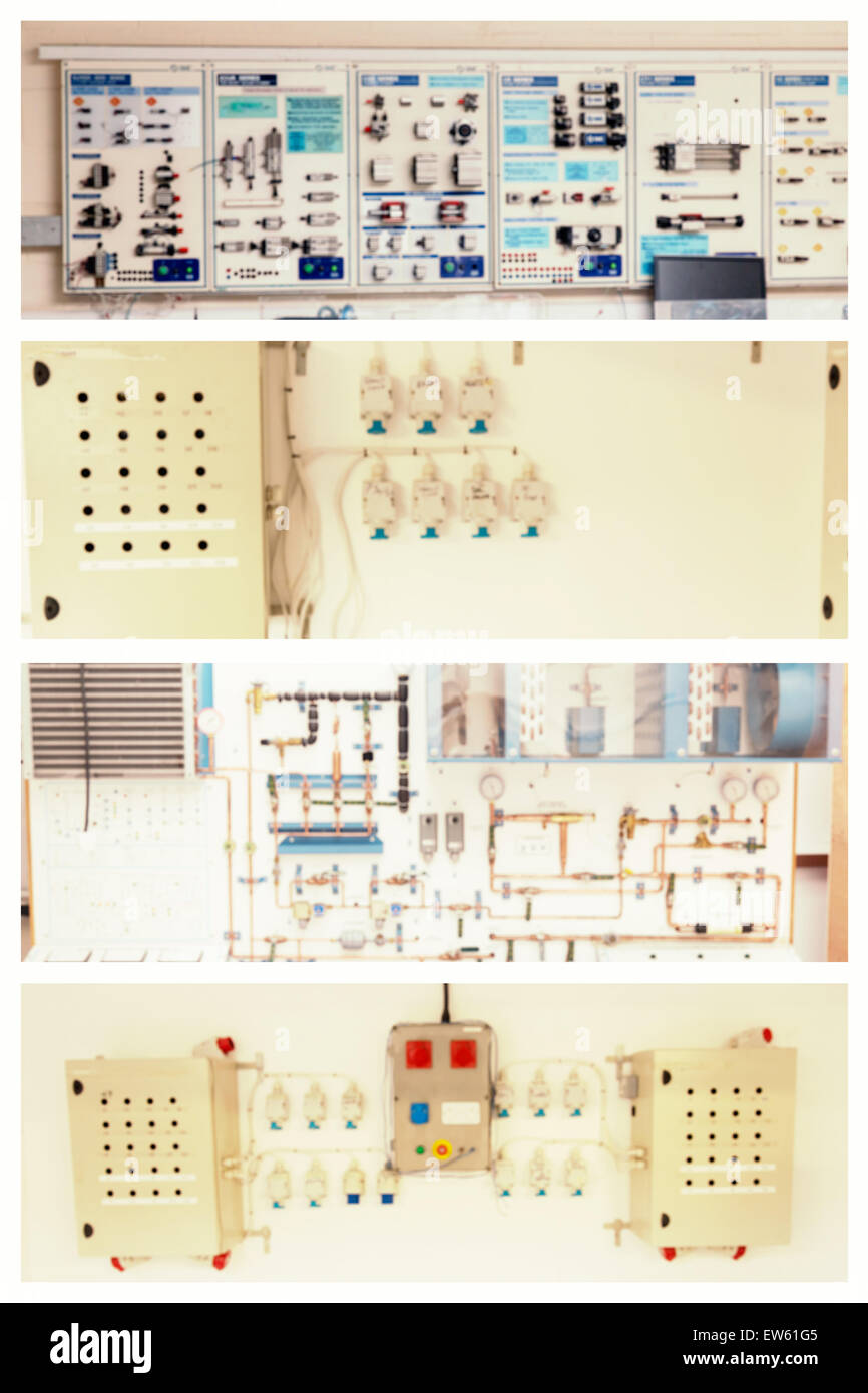 Composite image of workshop Stock Photo - Alamy