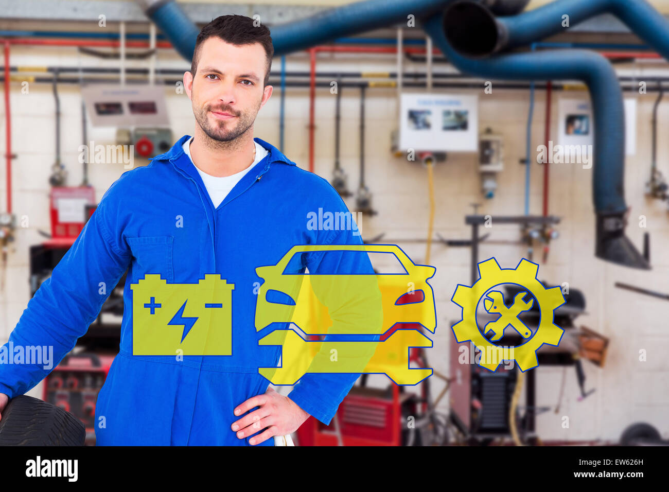 Smiling mechanics hi-res stock photography and images - Alamy
