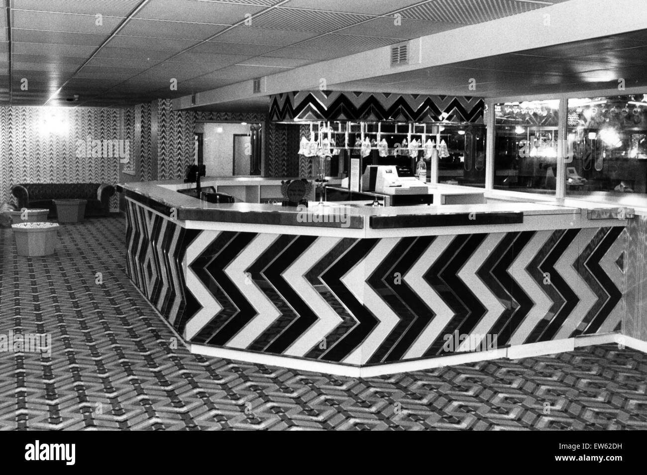 The cocktail bar at the Pink Parrot nightclub, Coventry. 8th September ...