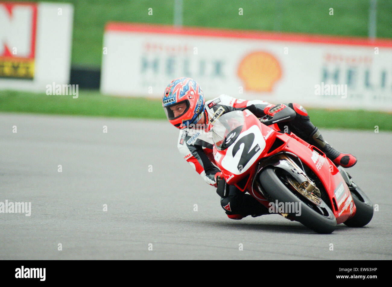 1998 Superbike World Championship, Training Session, Donington Park ...