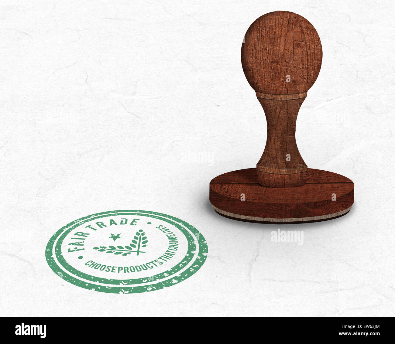 Composite image of wooden stamp Stock Photo - Alamy