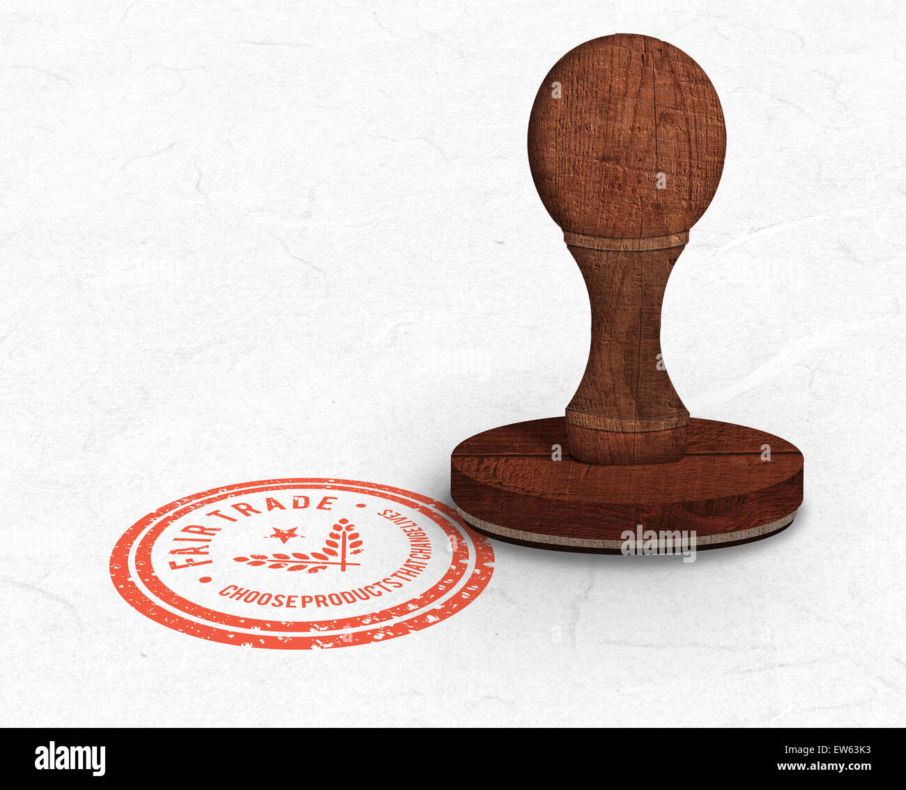 Composite image of wooden stamp Stock Photo - Alamy