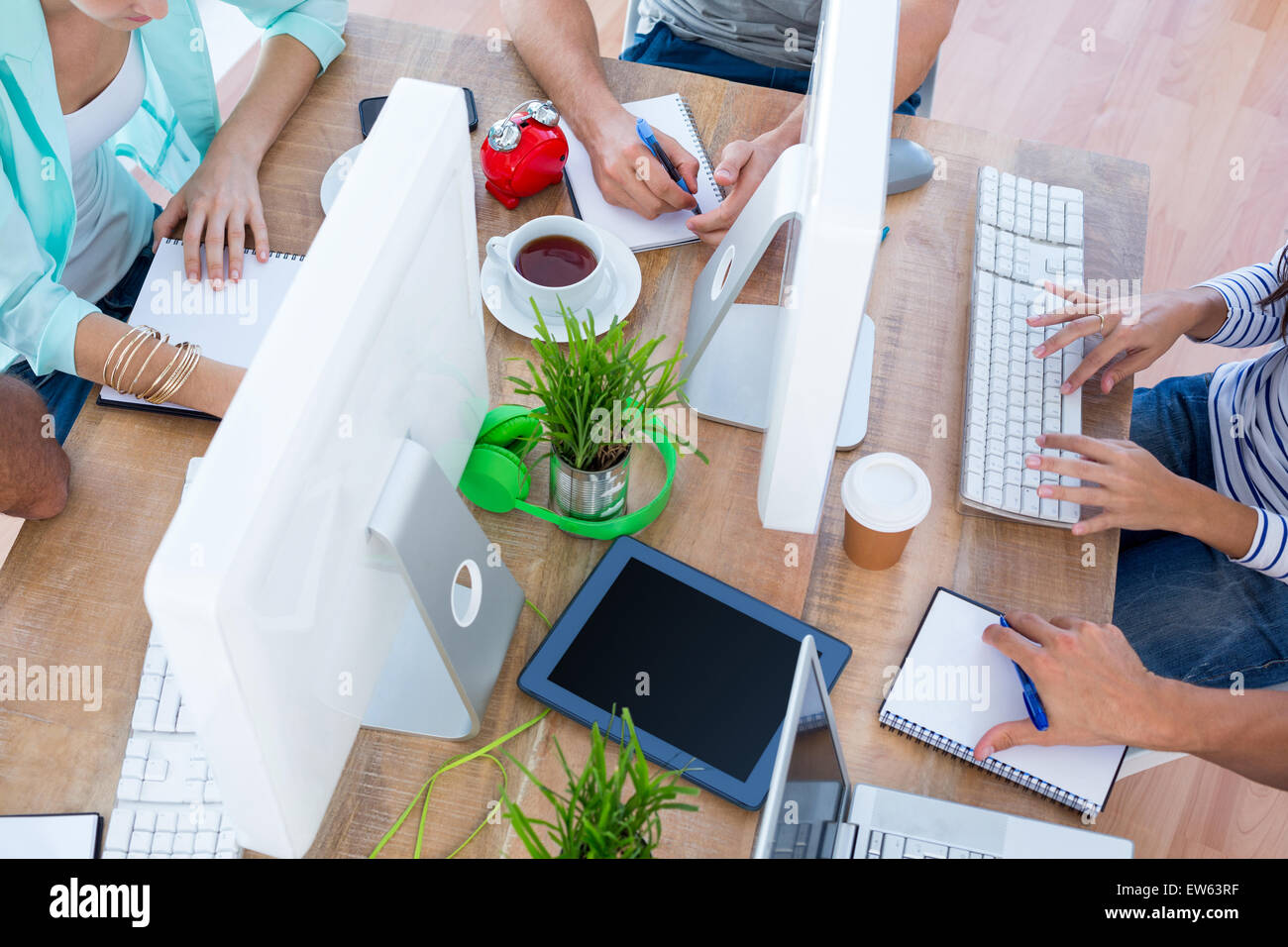 Creative business team in a meeting Stock Photo - Alamy
