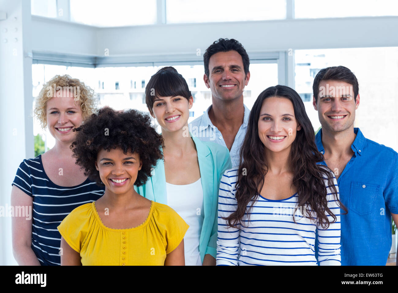 Portrait of creative team Stock Photo - Alamy