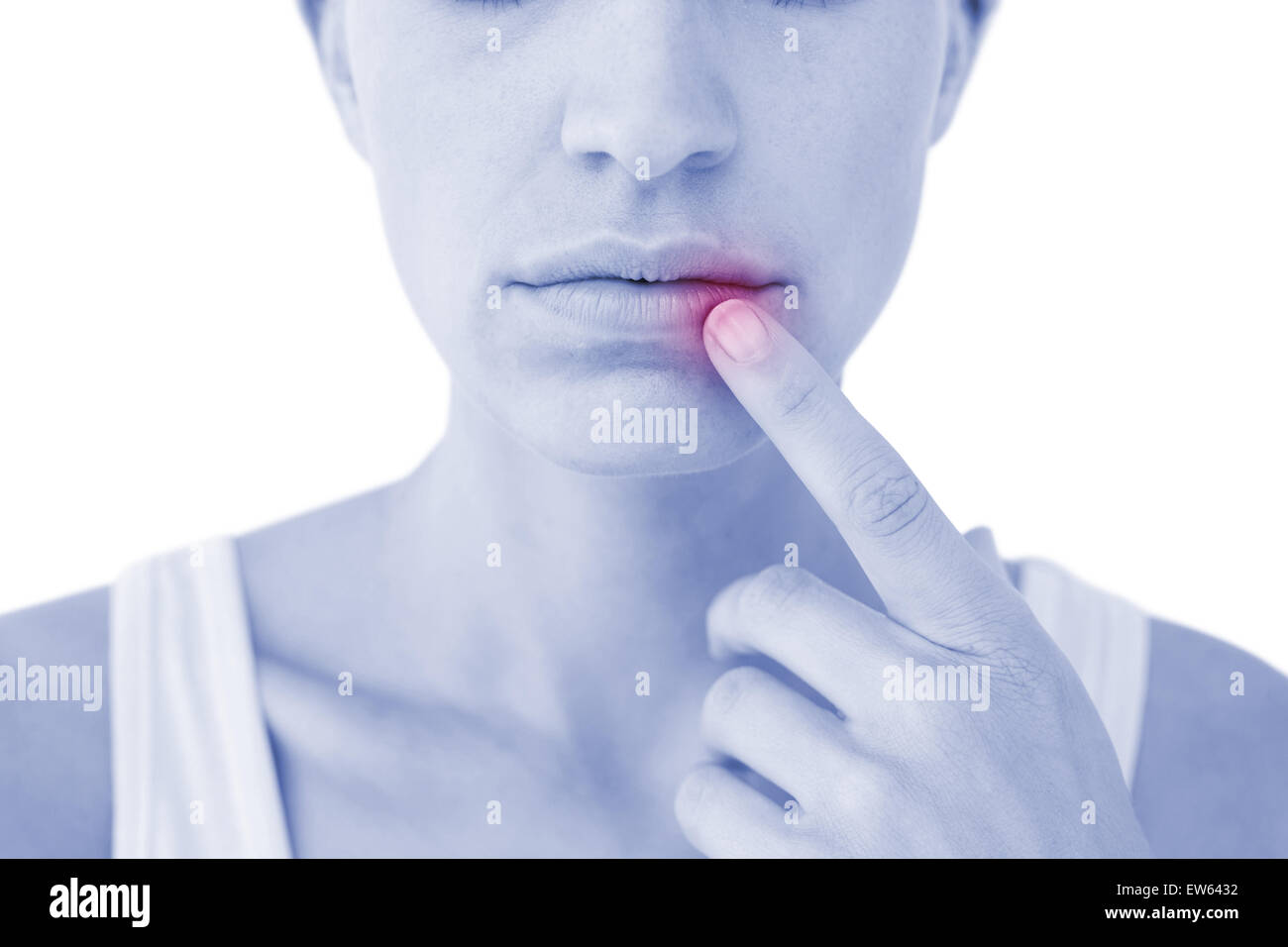 Finger lip hi-res stock photography and images - Alamy