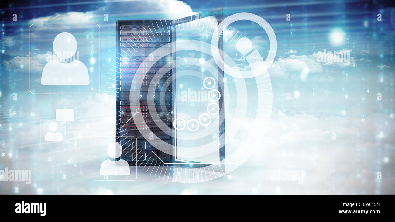 Composite image of interface Stock Photo - Alamy