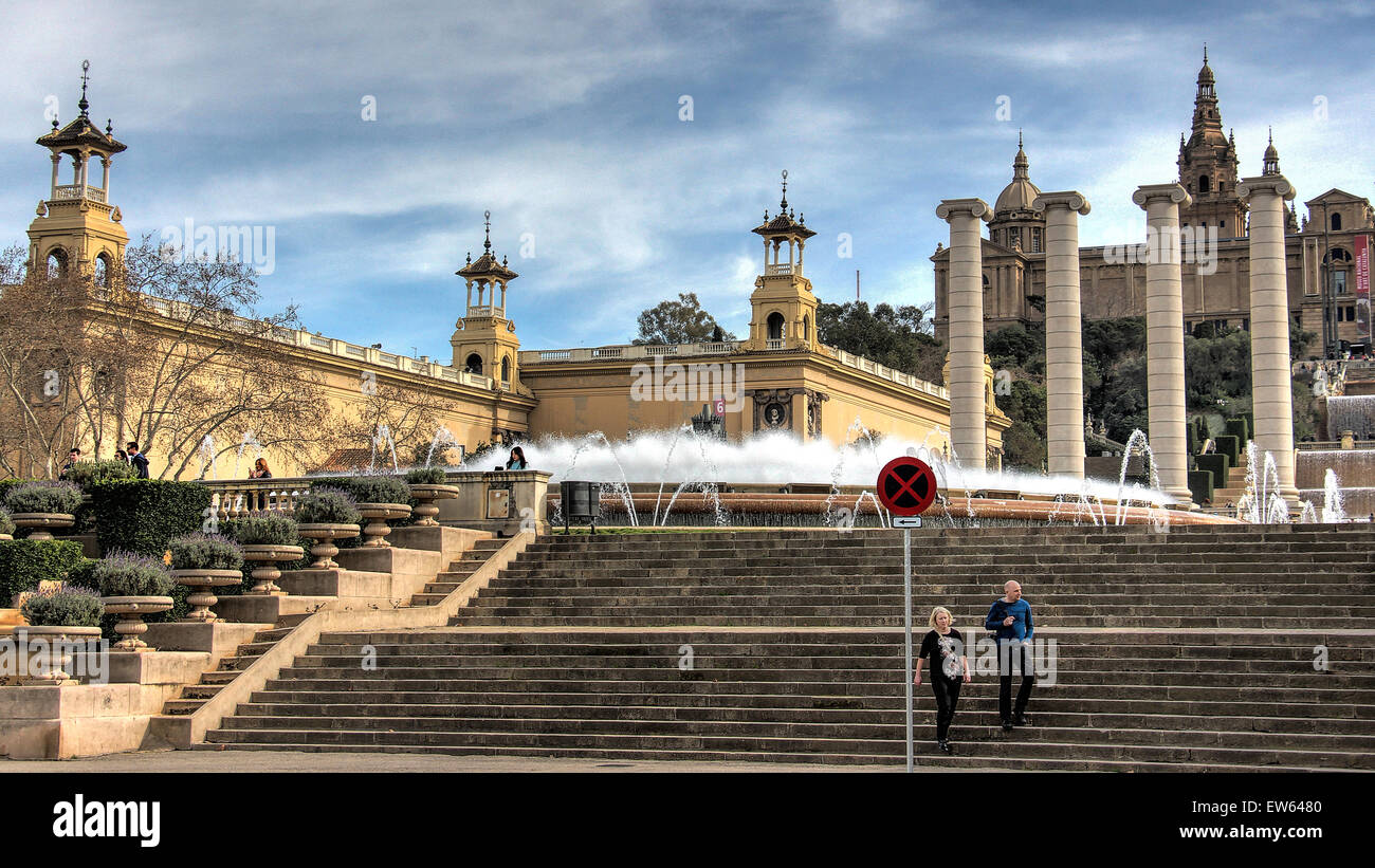 Fountain stairs hi-res stock photography and images - Alamy