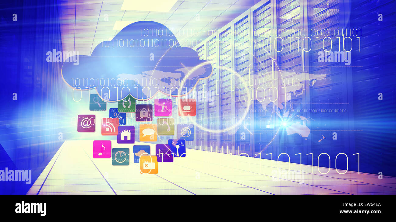 Composite image of interface Stock Photo - Alamy