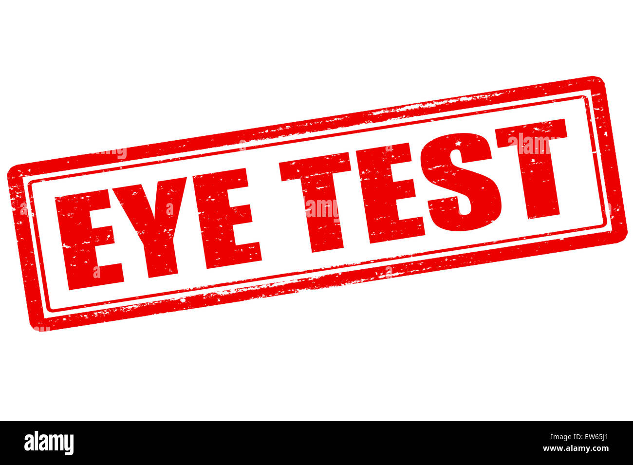 Rubber stamp with text eye test inside, vector illustration Stock Photo ...