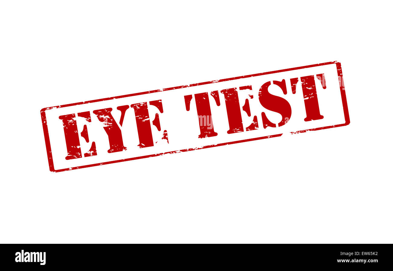 Eye test sign hi-res stock photography and images - Alamy