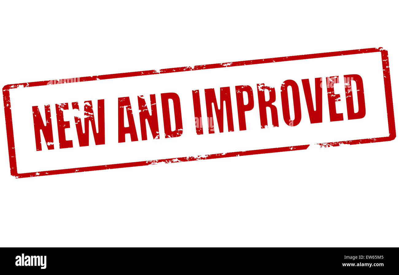 New And Improved Stamp