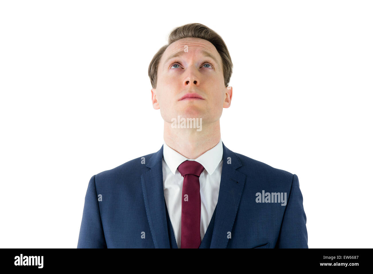 Serious businessman looking top hi-res stock photography and images - Alamy