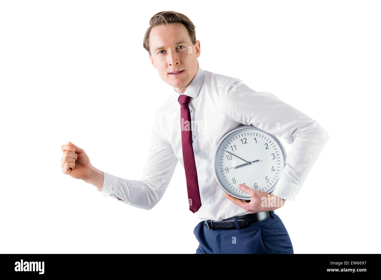 Running clock hi-res stock photography and images - Alamy