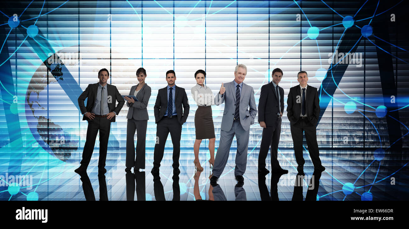 Composite image of business people Stock Photo - Alamy