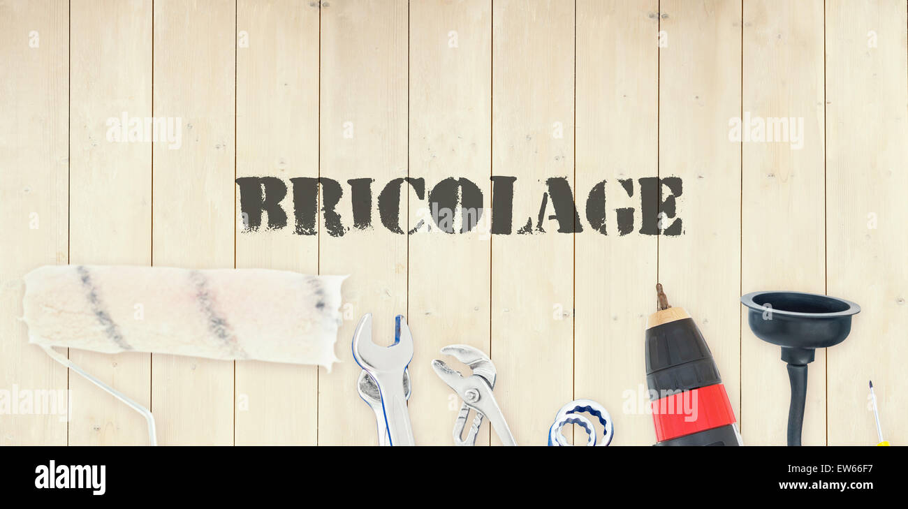Bricolage background hi-res stock photography and images - Alamy