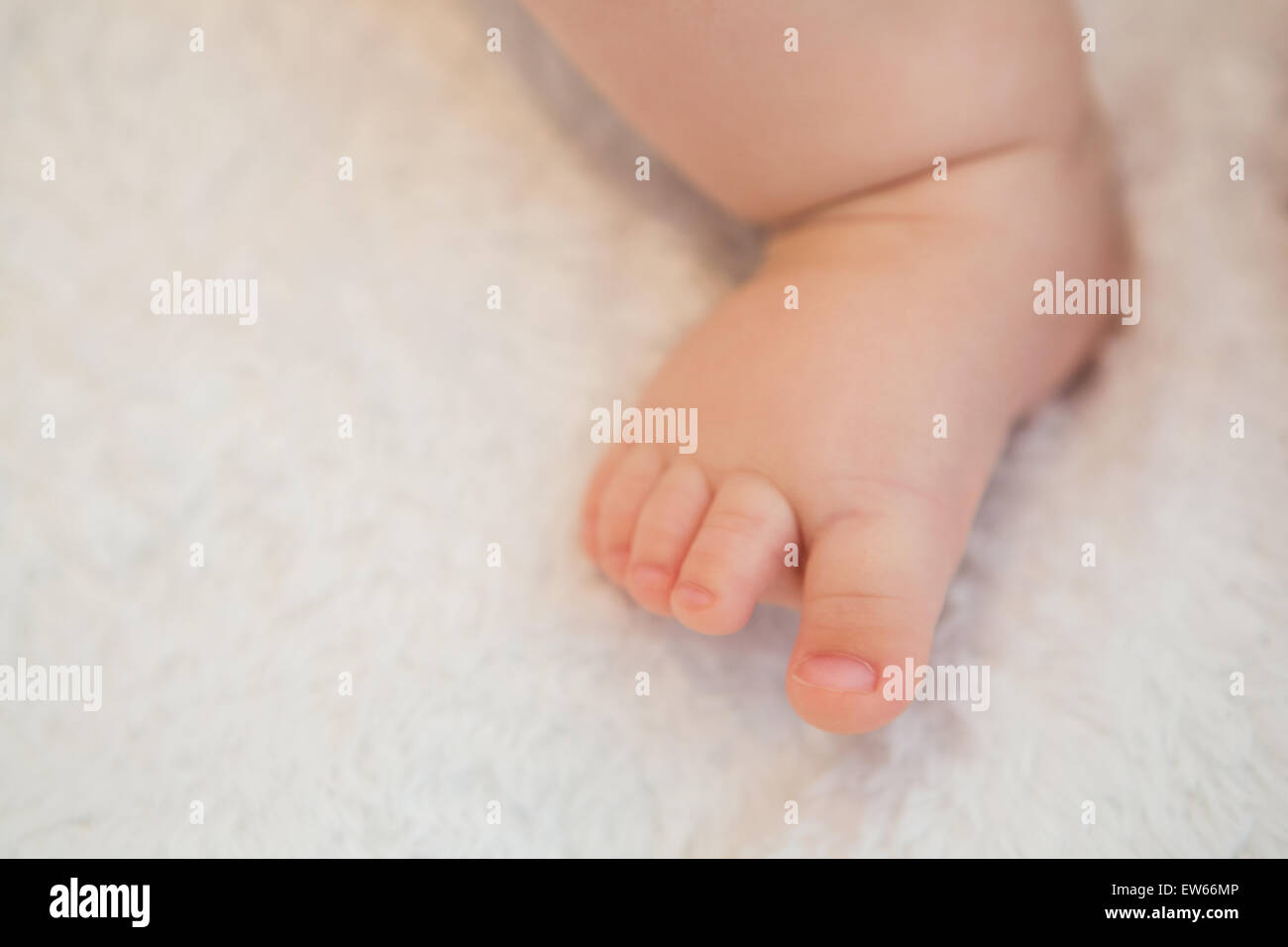 Beautiful foot of baby Stock Photo - Alamy