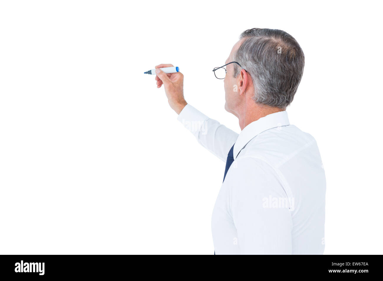 Writing adult black man Cut Out Stock Images & Pictures - Alamy