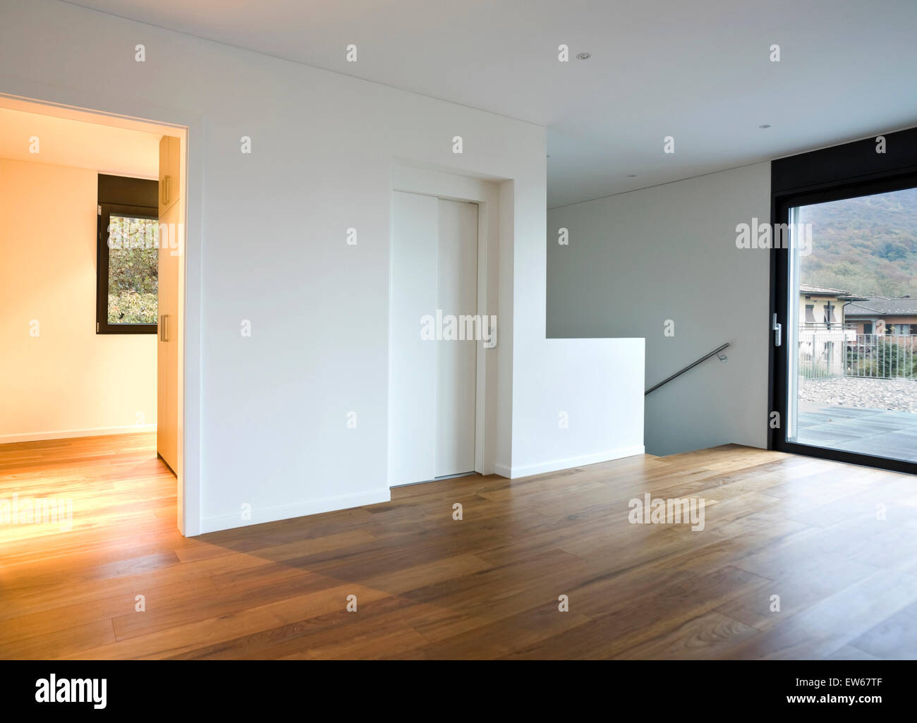 interior modern house, corridor Stock Photo - Alamy
