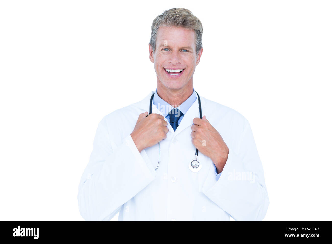 Male doctor standing Stock Photo - Alamy